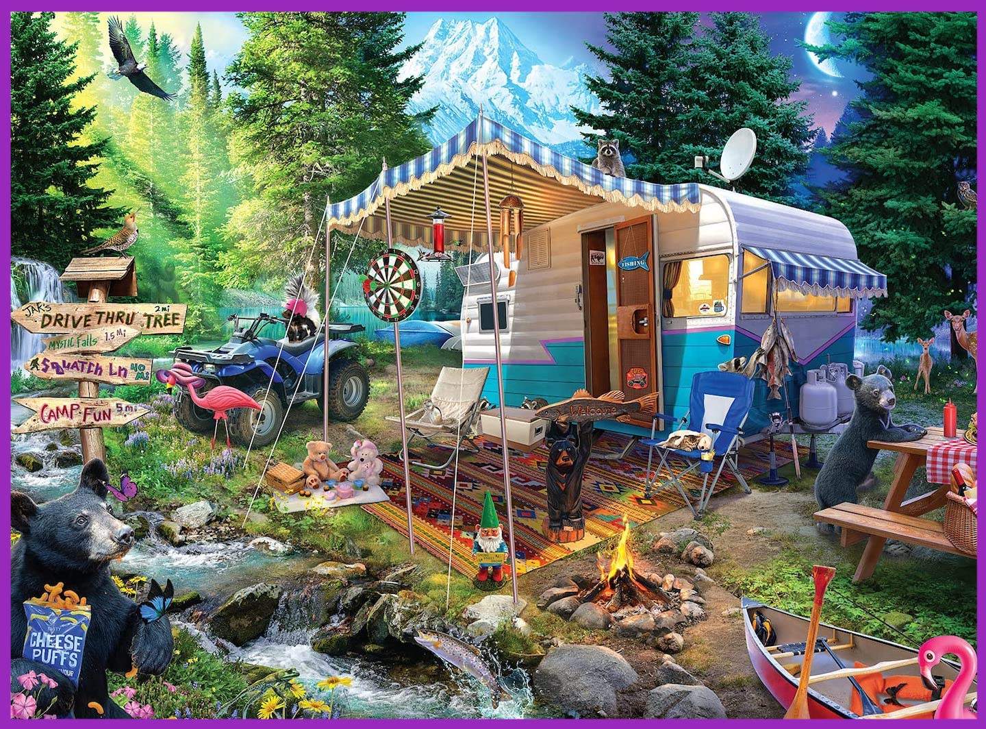 Solve Camping jigsaw puzzle online with 300 pieces