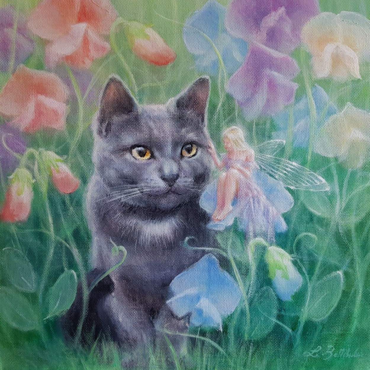 Solve Matilda's Flower fairy jigsaw puzzle online with 100 pieces