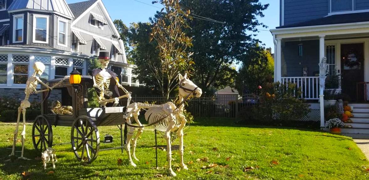 Solve Spooky Sights Still in Fair Haven, NJ, as Skeletons Ride Away in ...