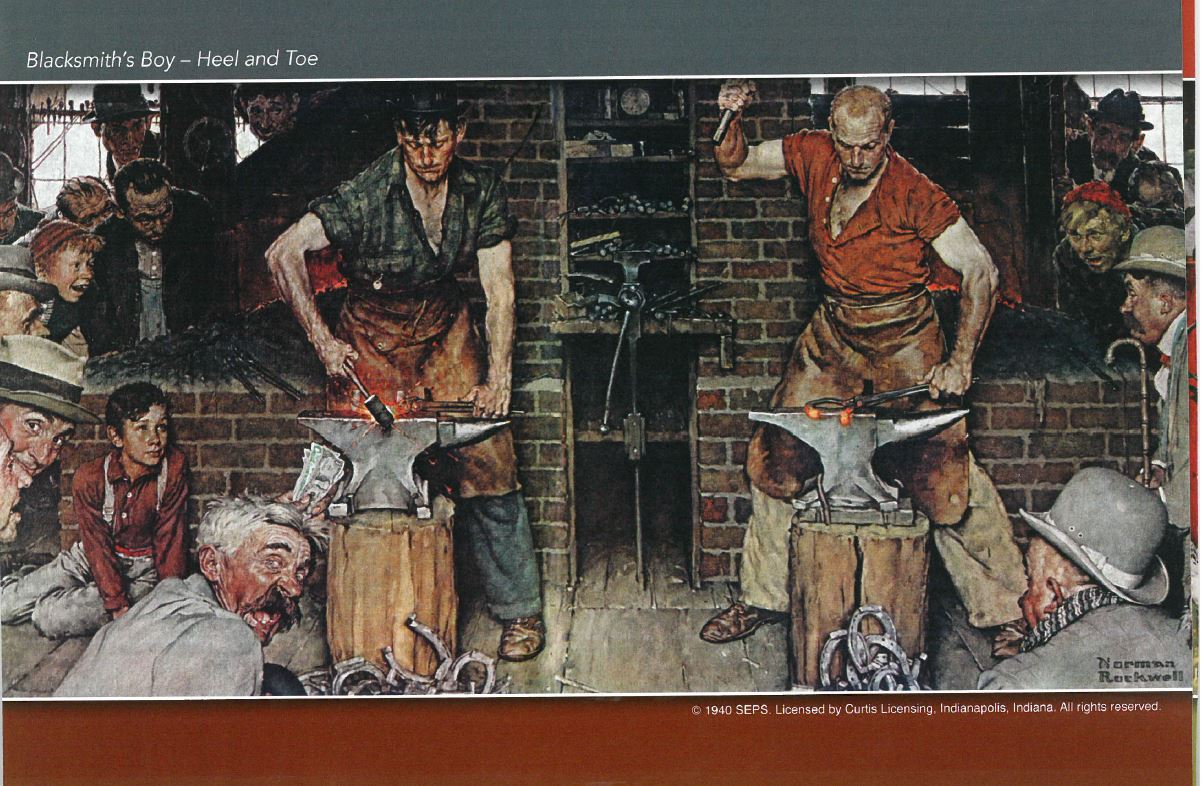 Solve Blacksmith's Boy jigsaw puzzle online with 150 pieces
