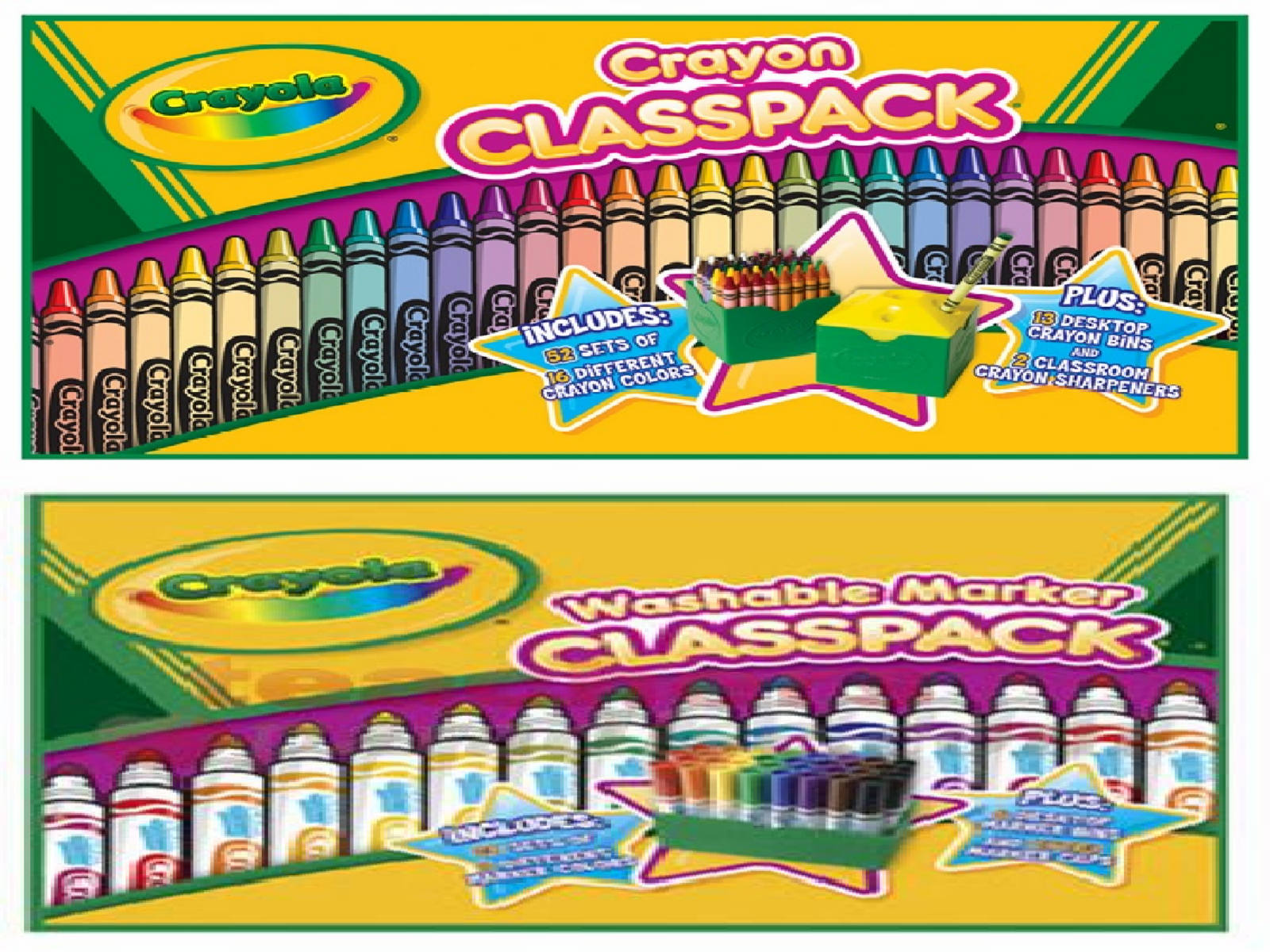 Solve 832 Crayola Crayons And 192 Crayola Markers jigsaw puzzle online ...