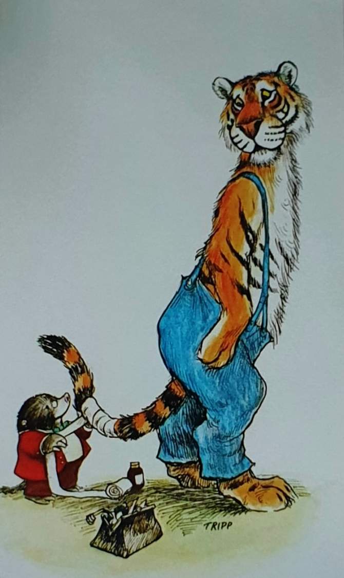 Solve The "Tail" of Tigger and Mr. Mole. jigsaw puzzle online with 45 ...