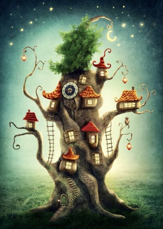 Solve Community Tree jigsaw puzzle online with 70 pieces