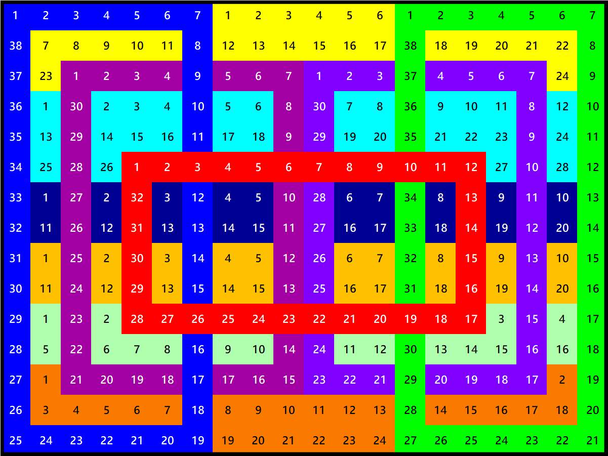 Solve Number 1139 window panes 300 jigsaw puzzle online with 300 pieces