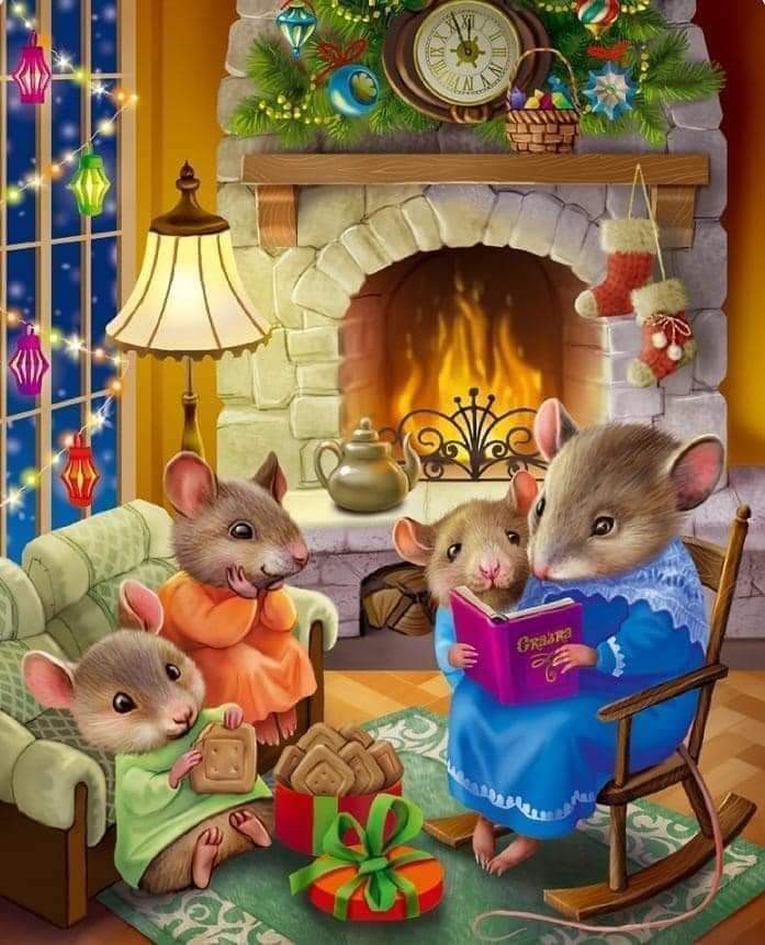 Solve Bedtime story jigsaw puzzle online with 30 pieces