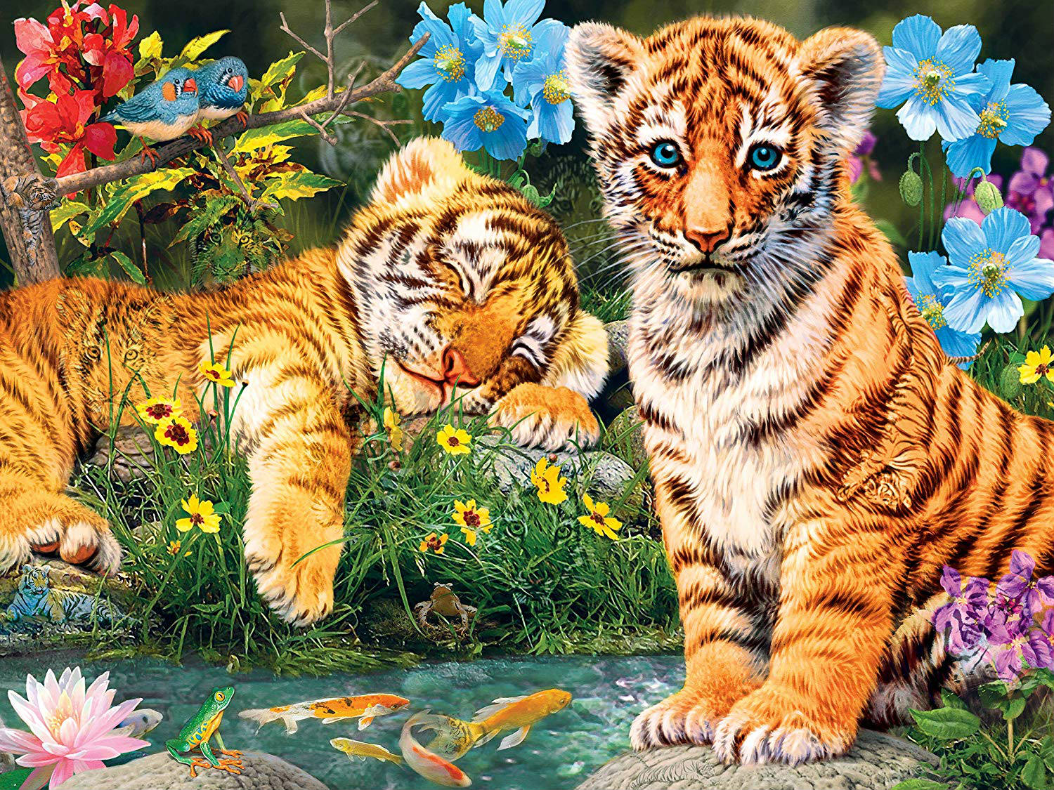 Solve Hidden Tigers - Can you find the Hidden Tigers? jigsaw puzzle ...