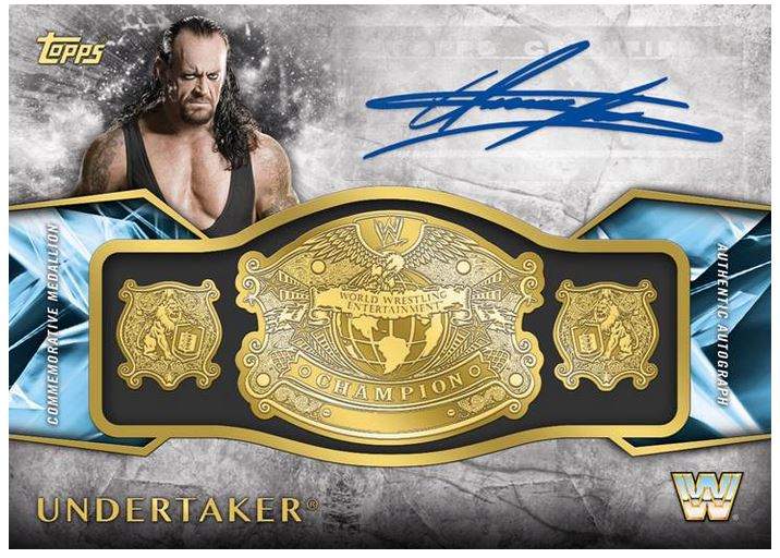 Solve WWE Undertaker Belt card jigsaw puzzle online with 88 pieces
