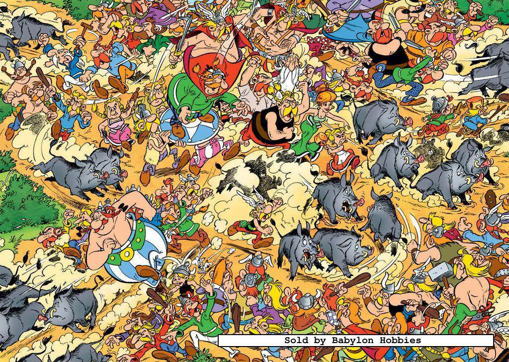 Solve Asterix end Obelisk jigsaw puzzle online with 140 pieces