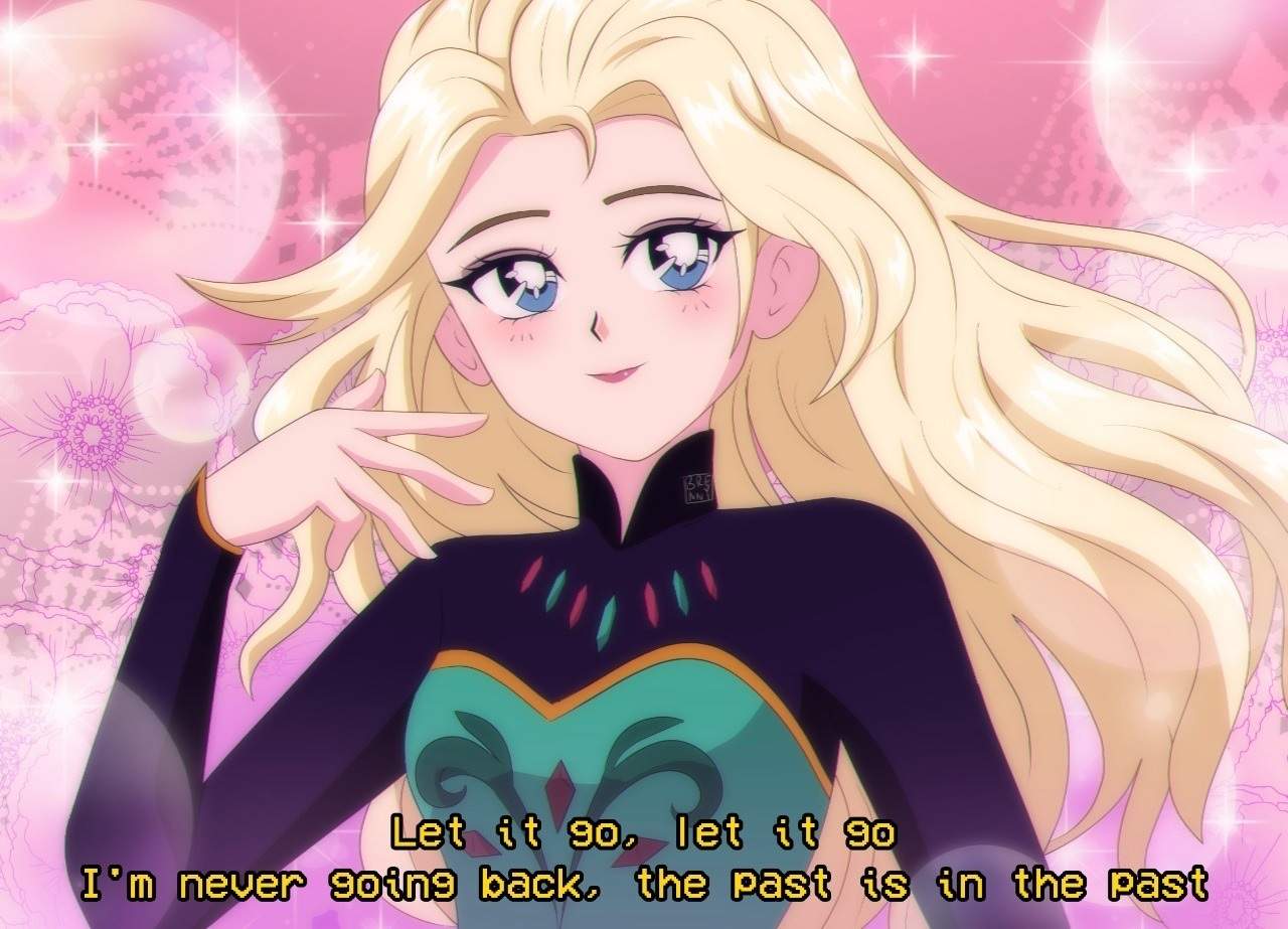 Solve Anime Elsa jigsaw puzzle online with 165 pieces