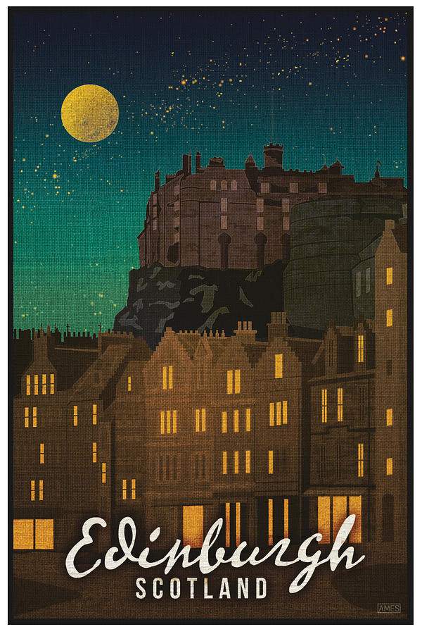 Solve Vintage: Edinburgh jigsaw puzzle online with 35 pieces
