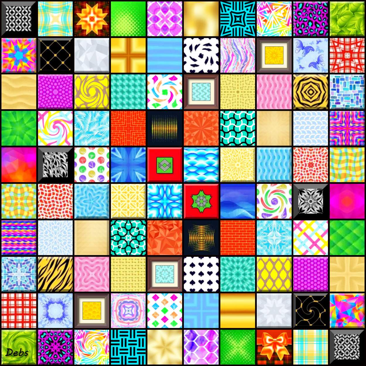 Solve Tuesday mix jigsaw puzzle online with 100 pieces
