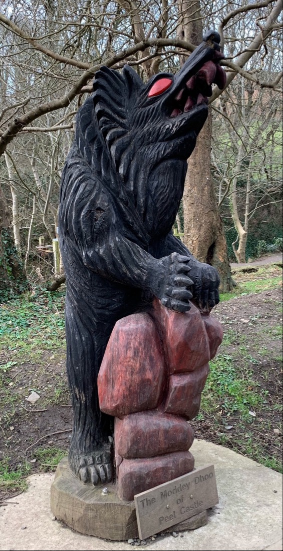 Solve Carving of the Moddey Dhoo jigsaw puzzle online with 66 pieces