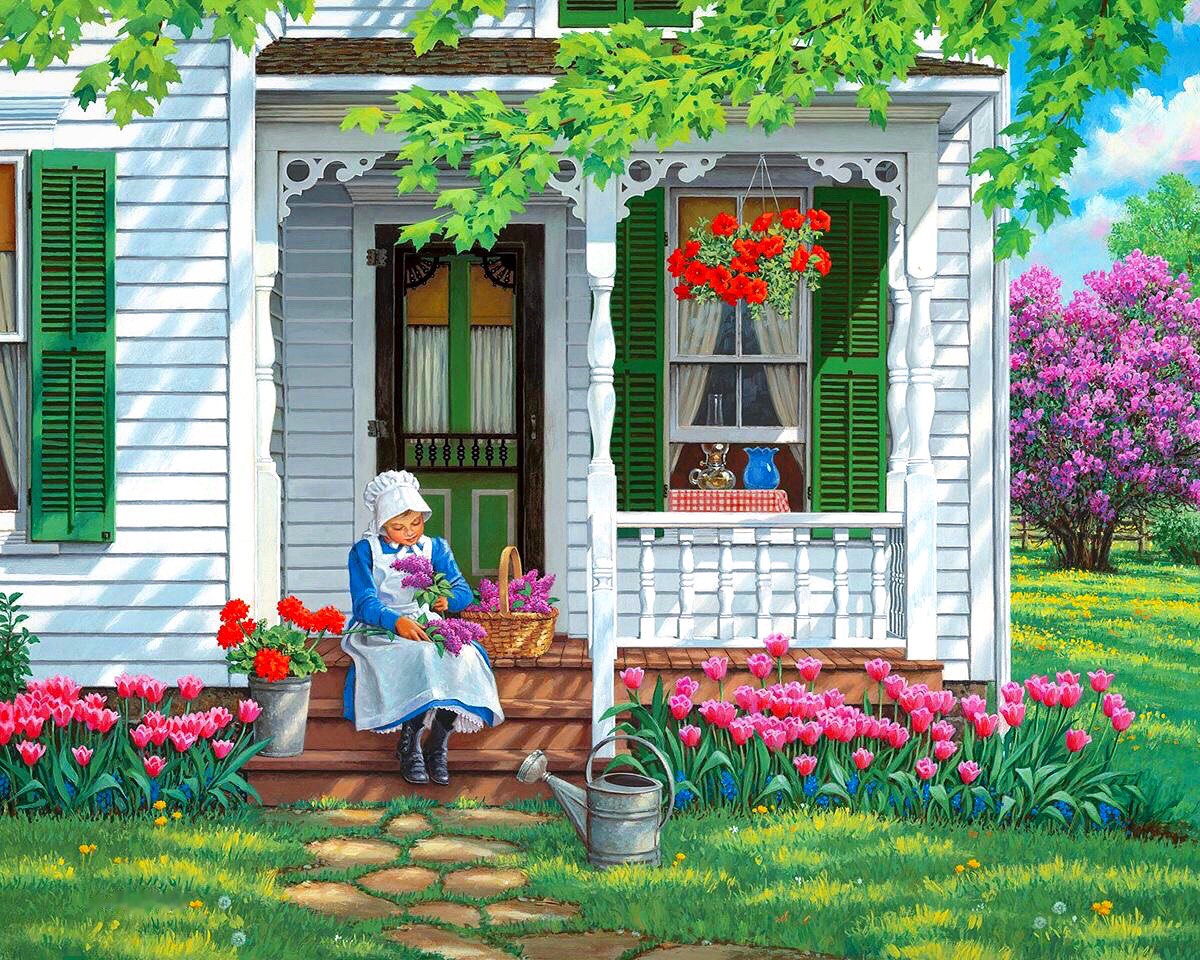 Jigsaw Puzzle | The Scent of Spring | 120 pieces | Jigidi