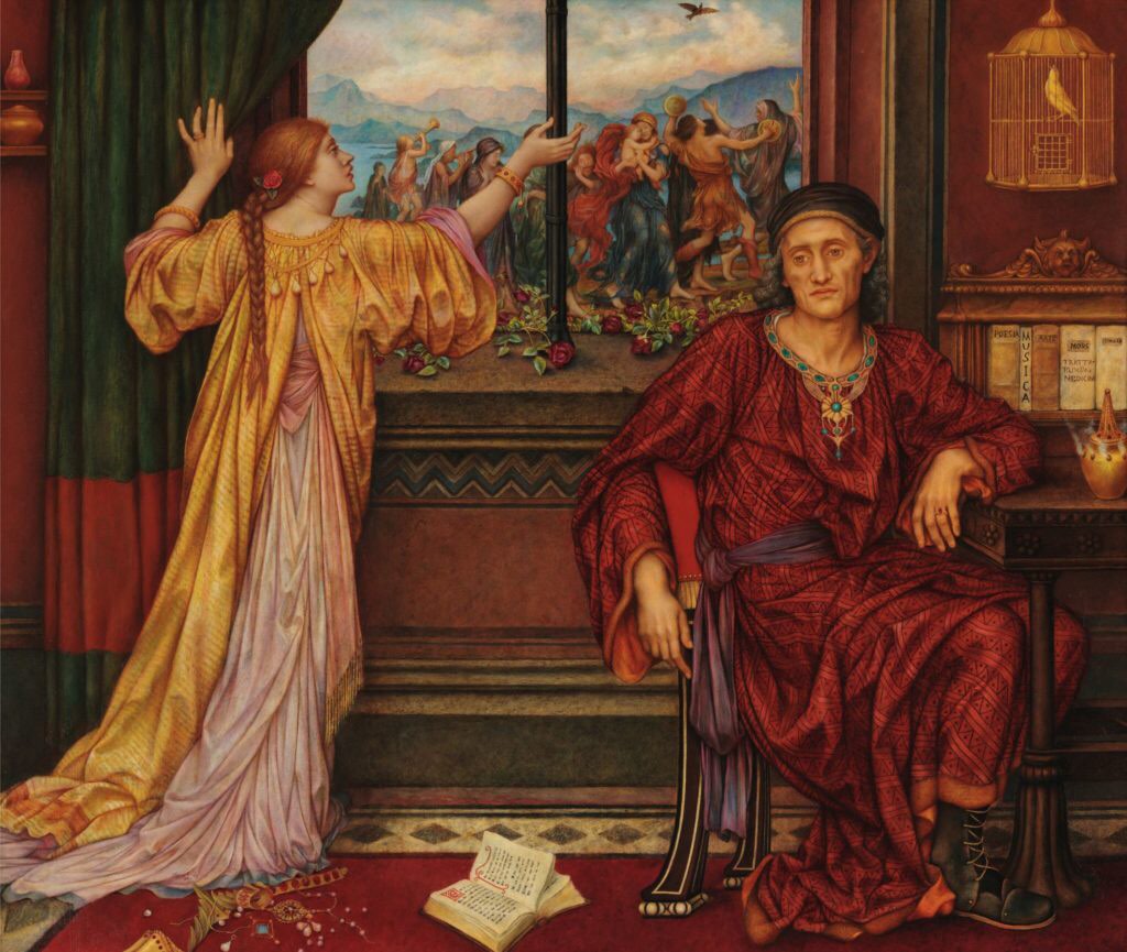Solve Evelyn de Morgan - The Gilded Cage jigsaw puzzle online with 195 ...