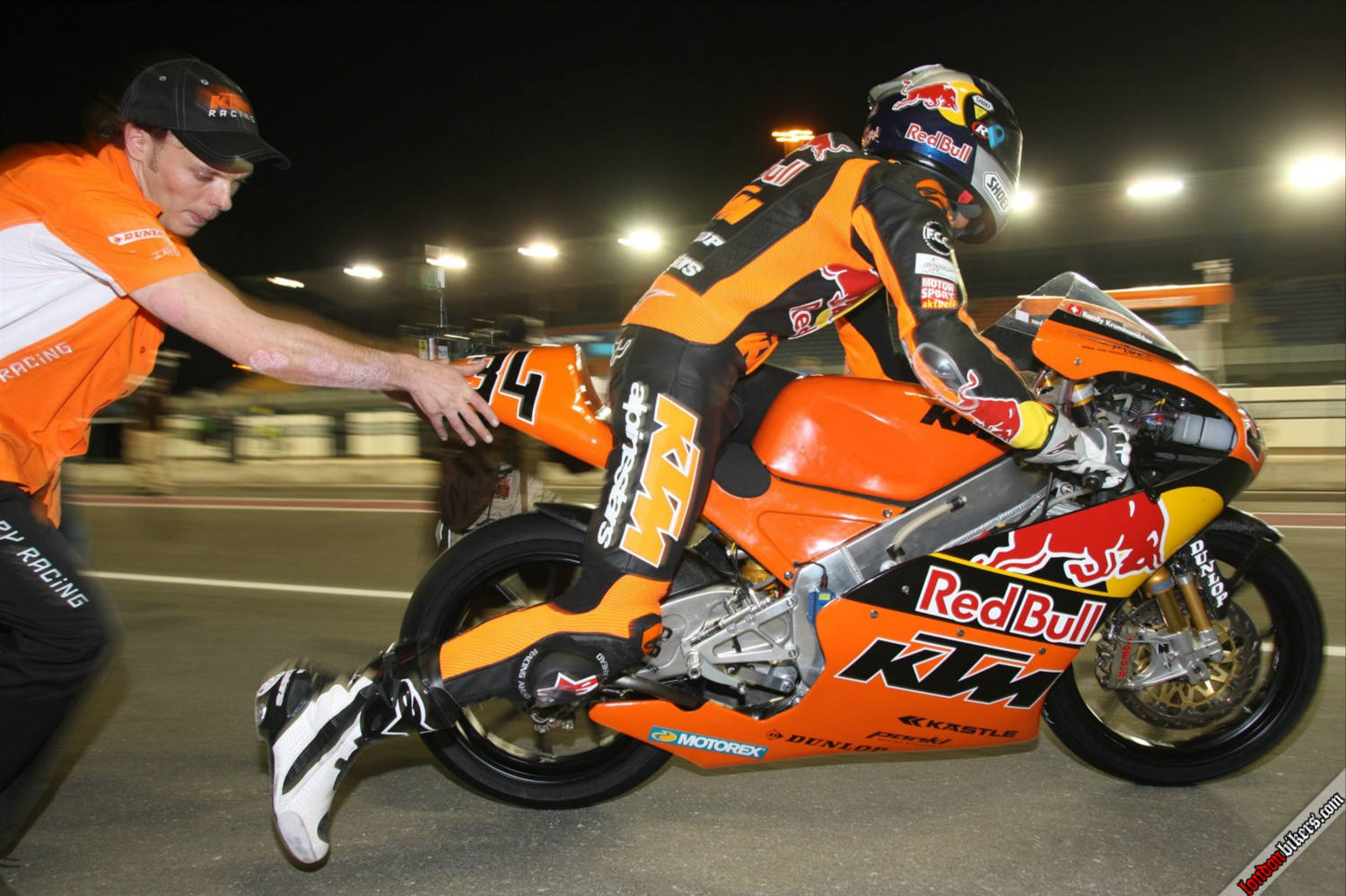 Solve KTM RC125 GP red bull racing team jigsaw puzzle online with 150 ...