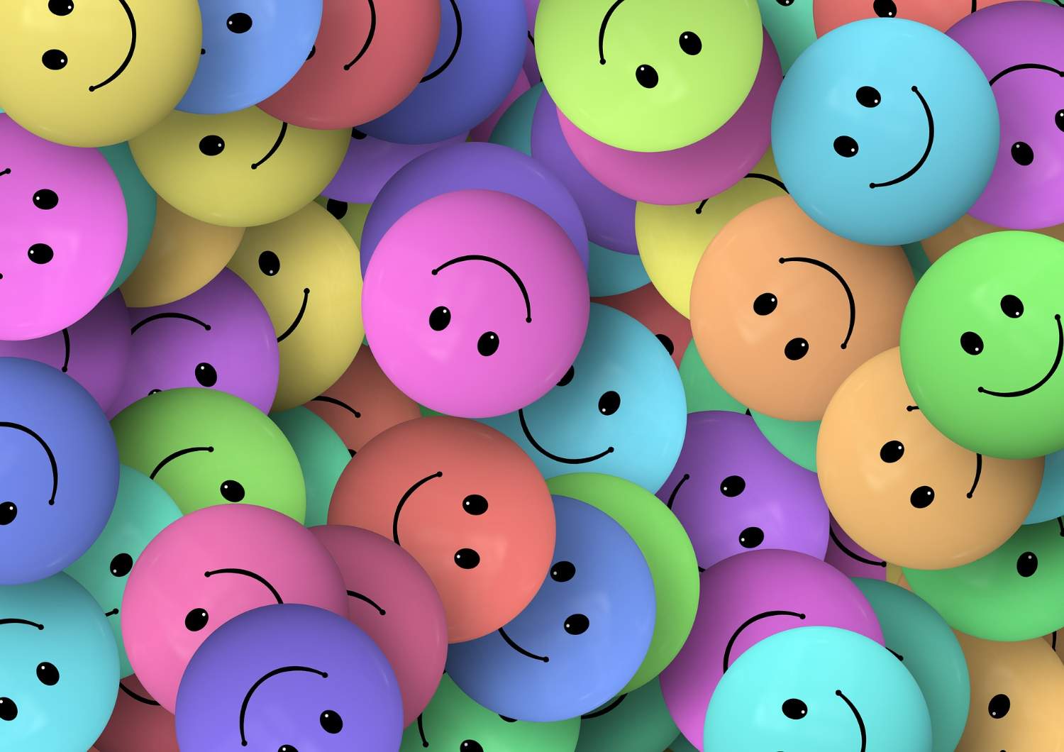 Solve All smiles jigsaw puzzle online with 70 pieces
