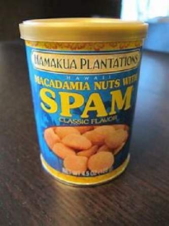Solve Mmmm Macadamia flavored SPAM Nut jigsaw puzzle online with 12 pieces
