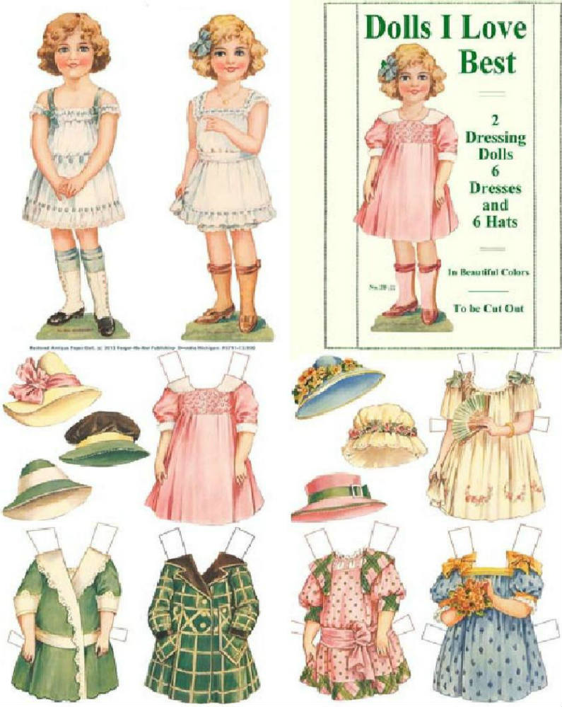 Solve Paper Dolls jigsaw puzzle online with 80 pieces