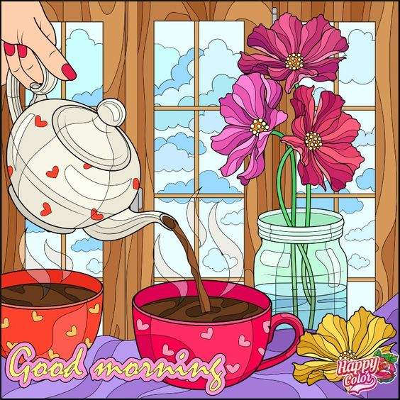 Solve Tea Time jigsaw puzzle online with 64 pieces