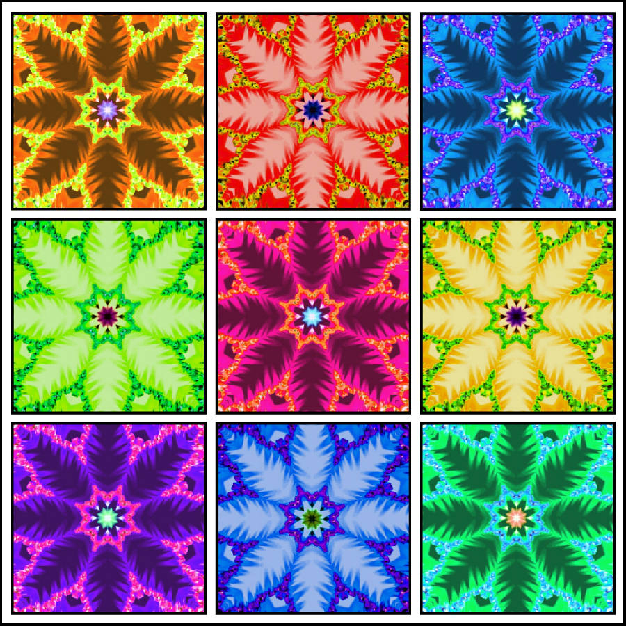 Solve snowflakes with color jigsaw puzzle online with 36 pieces