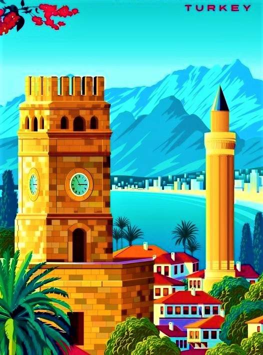 Solve Turkey jigsaw puzzle online with 63 pieces