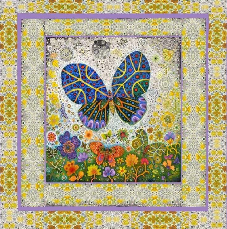 Solve Butterfly jigsaw puzzle online with 49 pieces