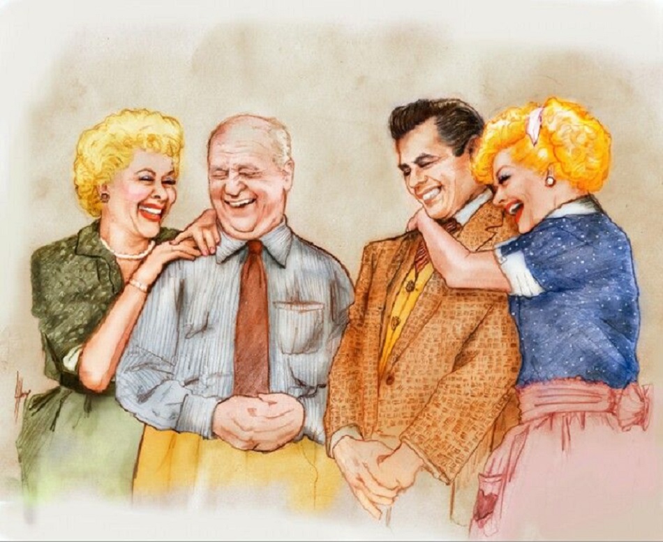 Solve I Love Lucy Cast jigsaw puzzle online with 120 pieces
