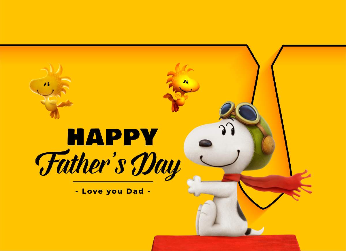 Solve Snoopy Father's Day! jigsaw puzzle online with 70 pieces