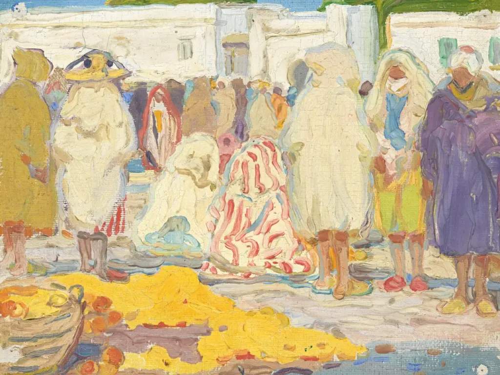 Solve 1 of 7 / Hilda Rix (Nichols) - (Australian 1884-1961) - Morocco ...