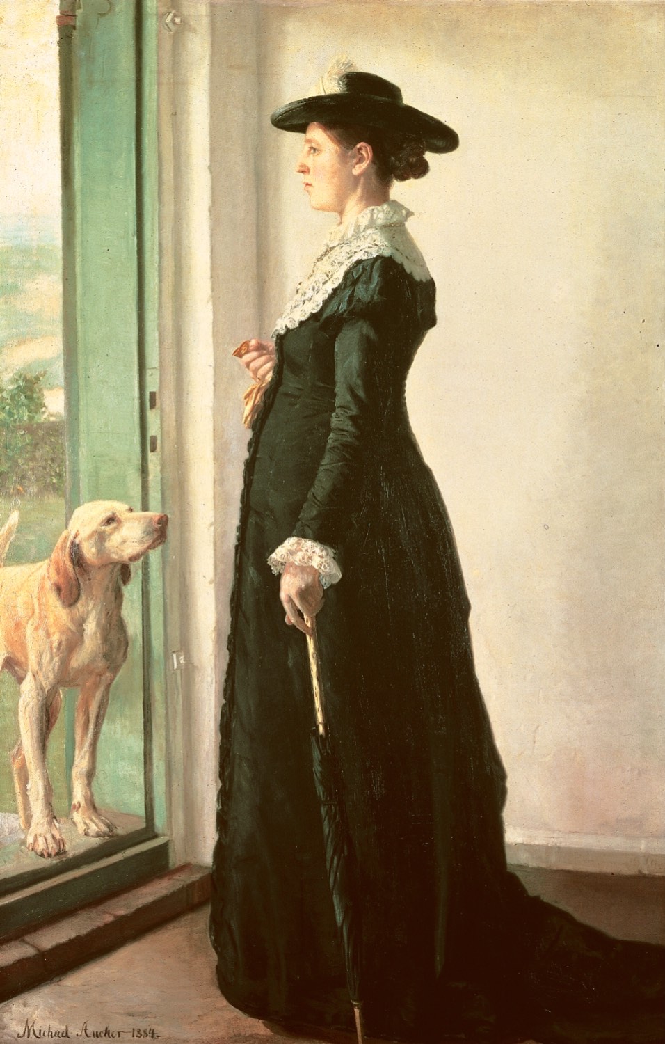 Solve Portrait of my wife, the Painter Anna Archer, 1884, Michael ...