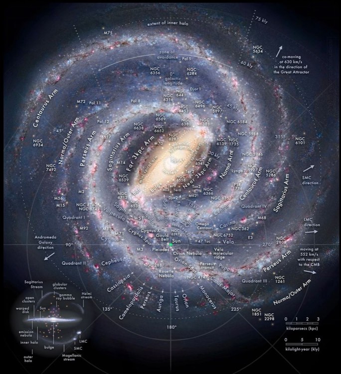 Solve Galaxy map jigsaw puzzle online with 9 pieces