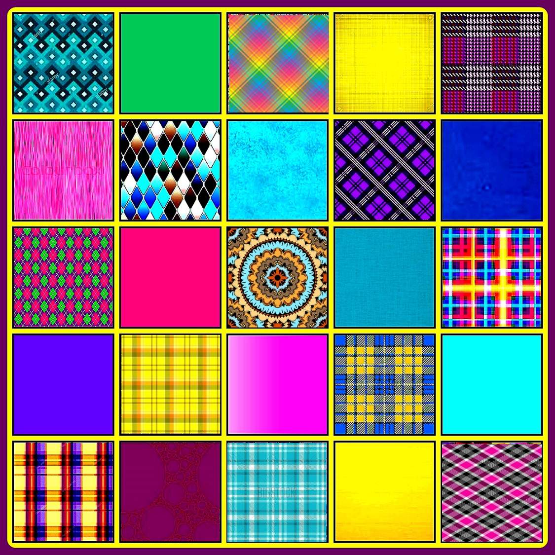 Solve Patches jigsaw puzzle online with 81 pieces