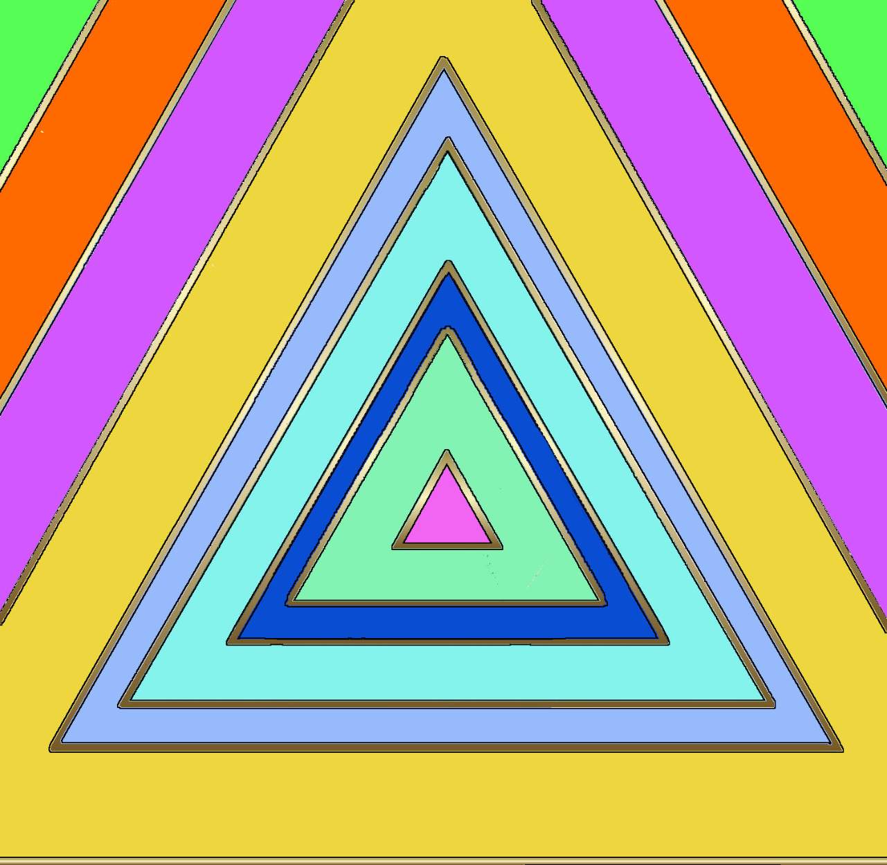 Solve TRI LINE jigsaw puzzle online with 100 pieces