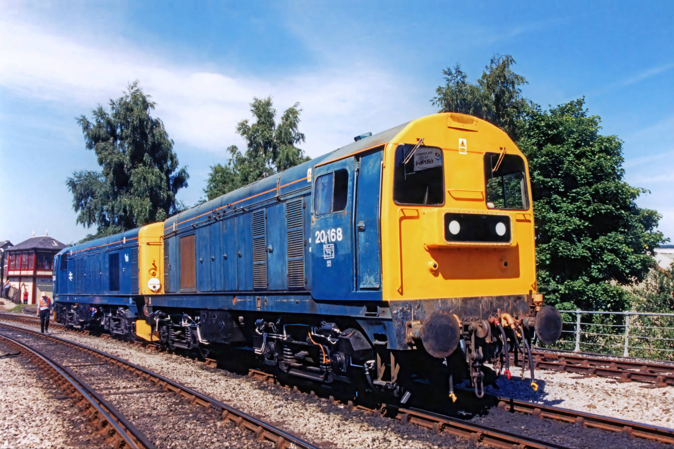 Solve class 20s 20168 & 20096 stands at Keighley jigsaw puzzle online ...