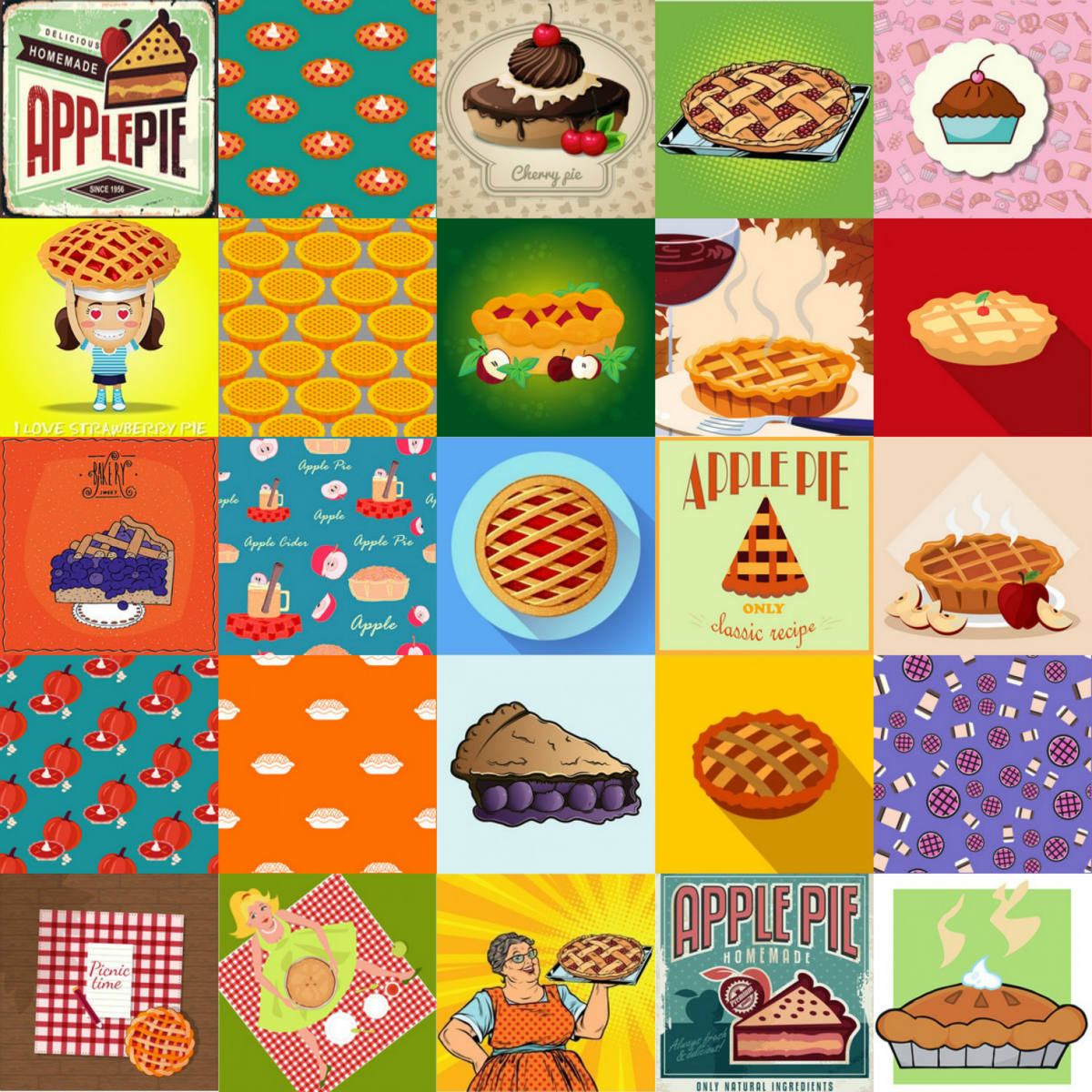 Solve Pies jigsaw puzzle online with 169 pieces