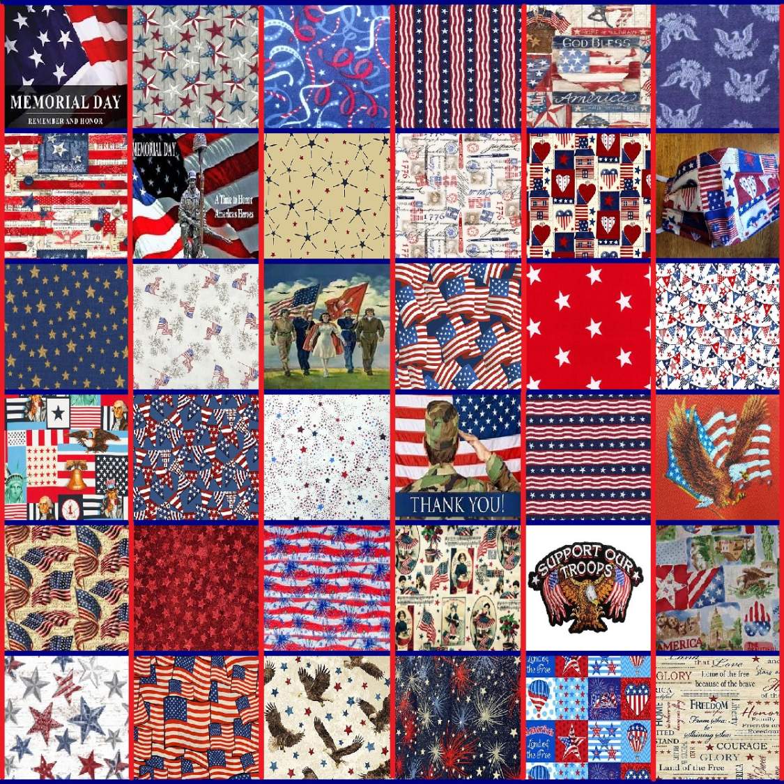 Solve Memorial Day jigsaw puzzle online with 49 pieces