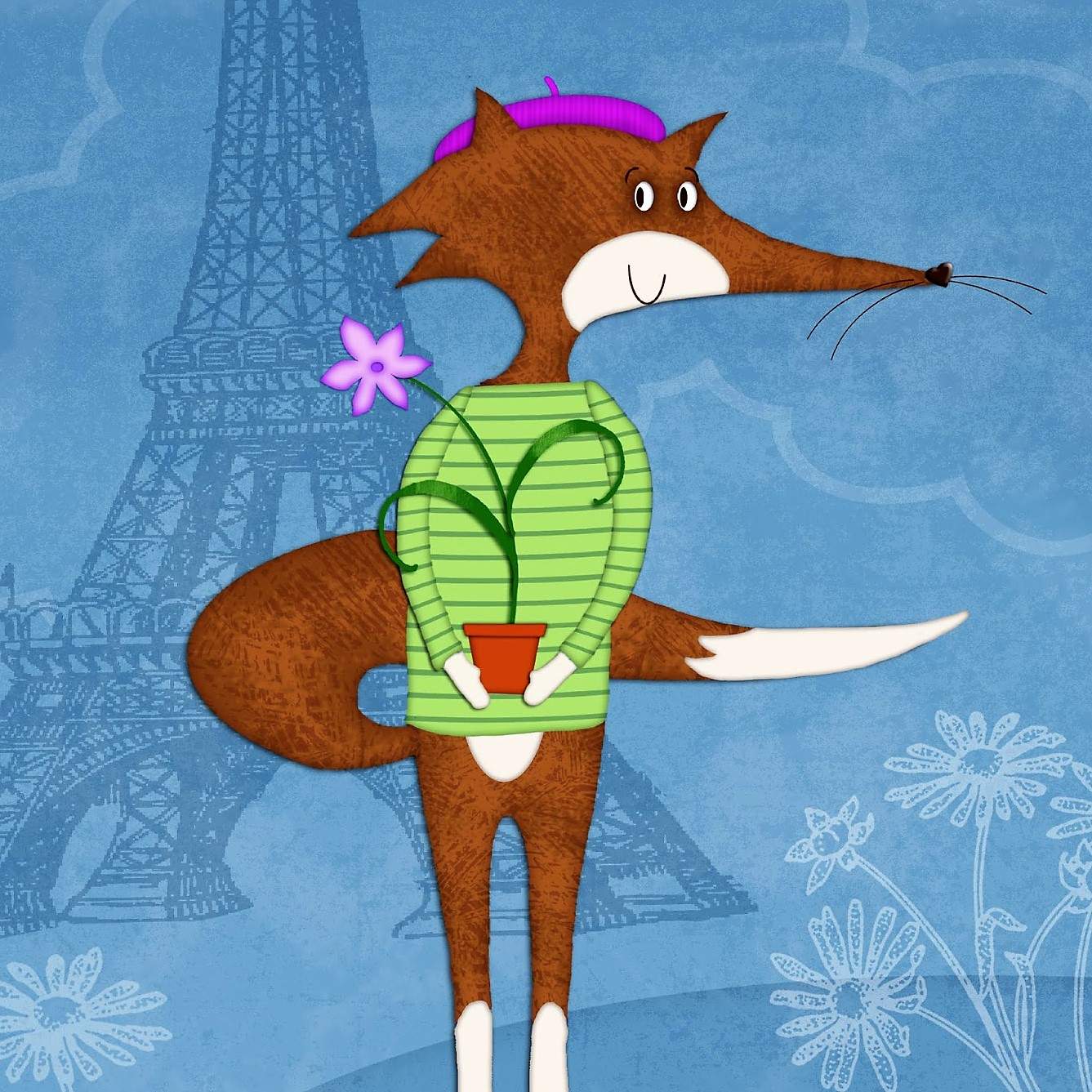 Solve French Fox jigsaw puzzle online with 121 pieces
