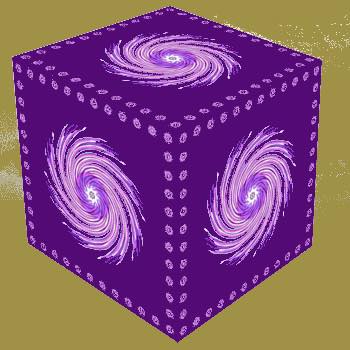 Solve Swirly Cube jigsaw puzzle online with 16 pieces