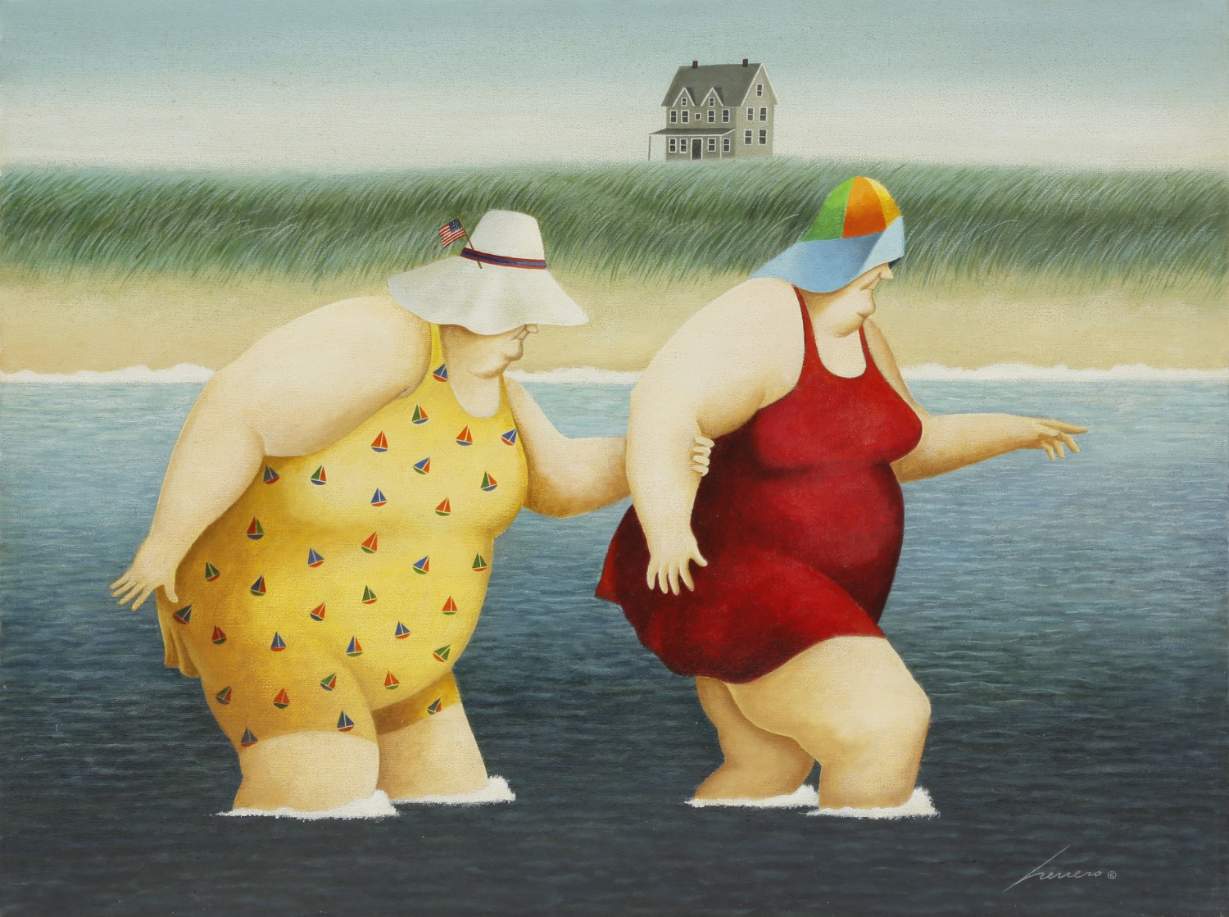 Solve “Bathing Beauties” jigsaw puzzle online with 24 pieces