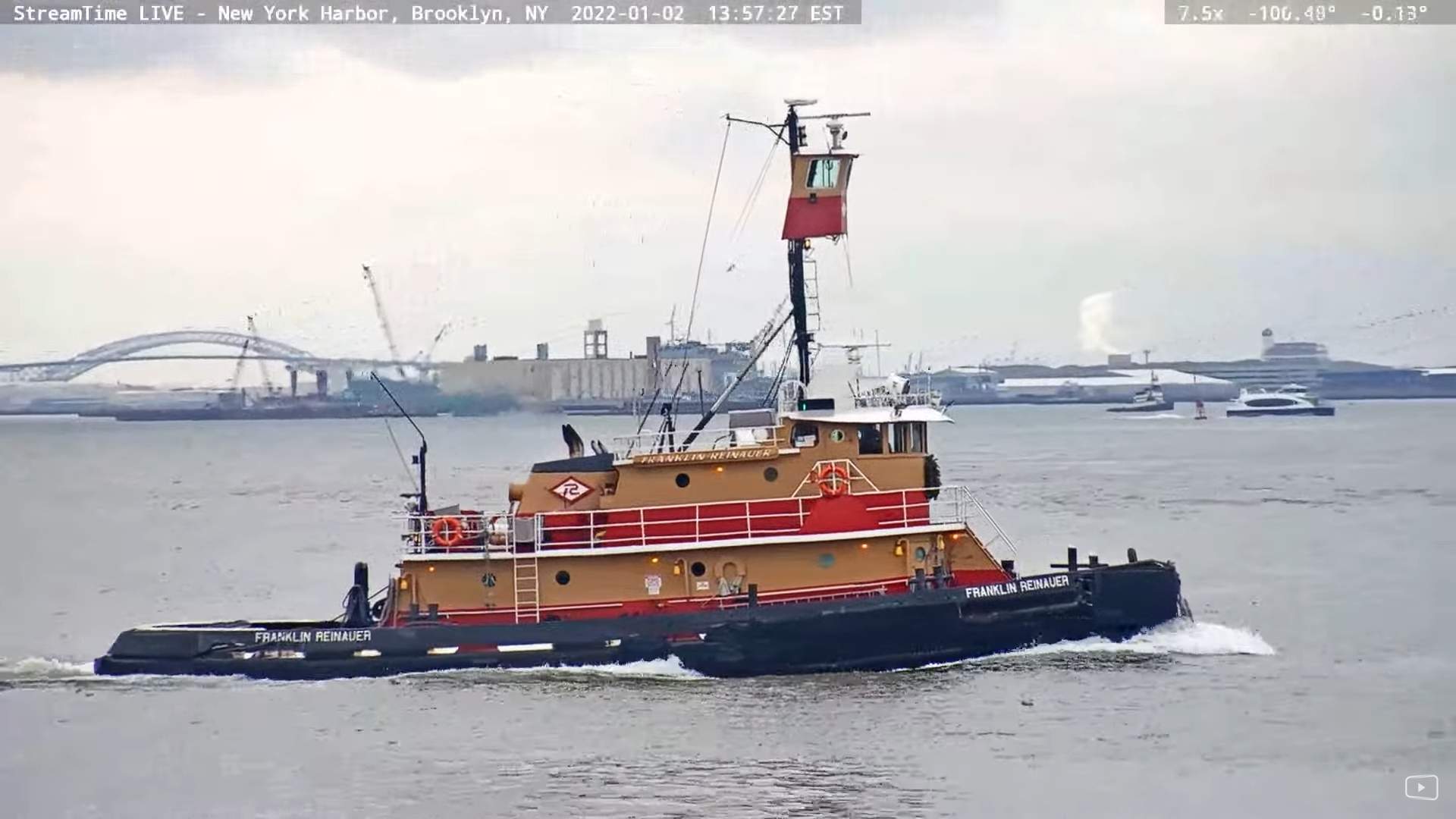 Solve Franklin Reinauer - Coastal Tug - Brooklyn, NY (2022-01-02 ...