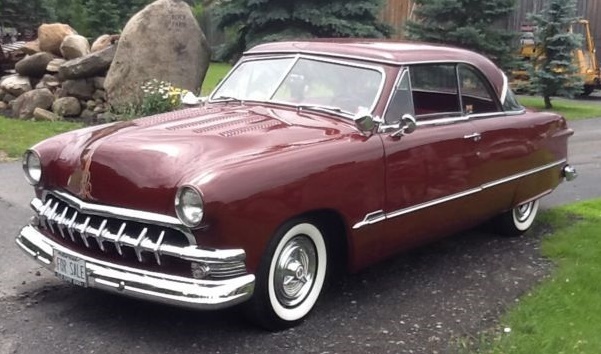 Solve 1951 Ford Victoria '54 Chevy 9 tooth grill maroon louvered hood ... Solve 1951 Ford Victoria '54 Chevy 9 tooth grill maroon louvered hood ...