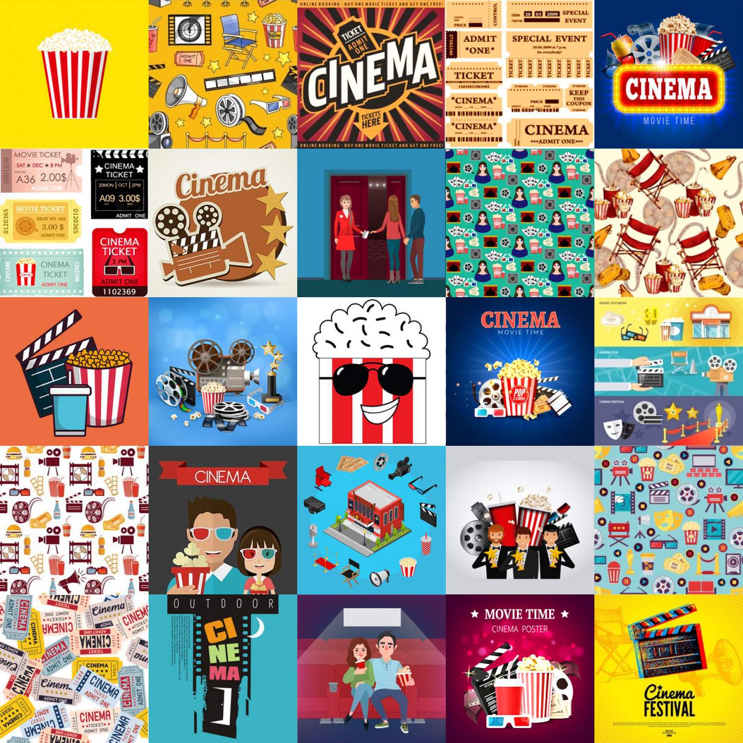 Solve The Cinema 2 jigsaw puzzle online with 400 pieces