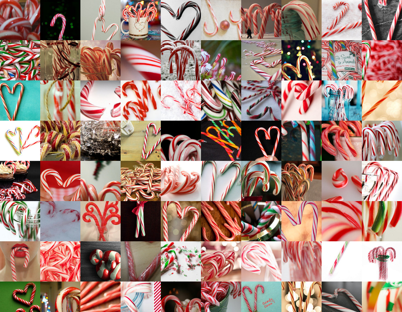 Solve Candy_canes jigsaw puzzle online with 130 pieces