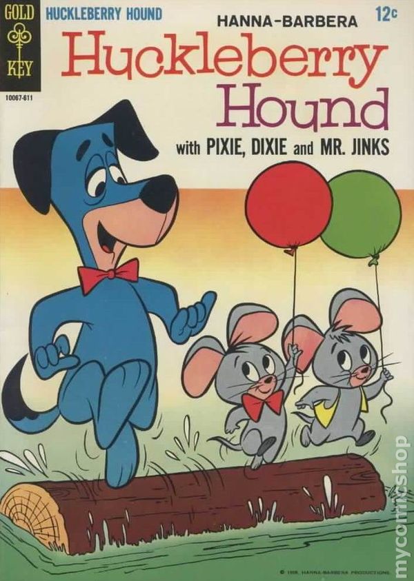 Solve Huckleberry Hound Log Rolling jigsaw puzzle online with 140 pieces