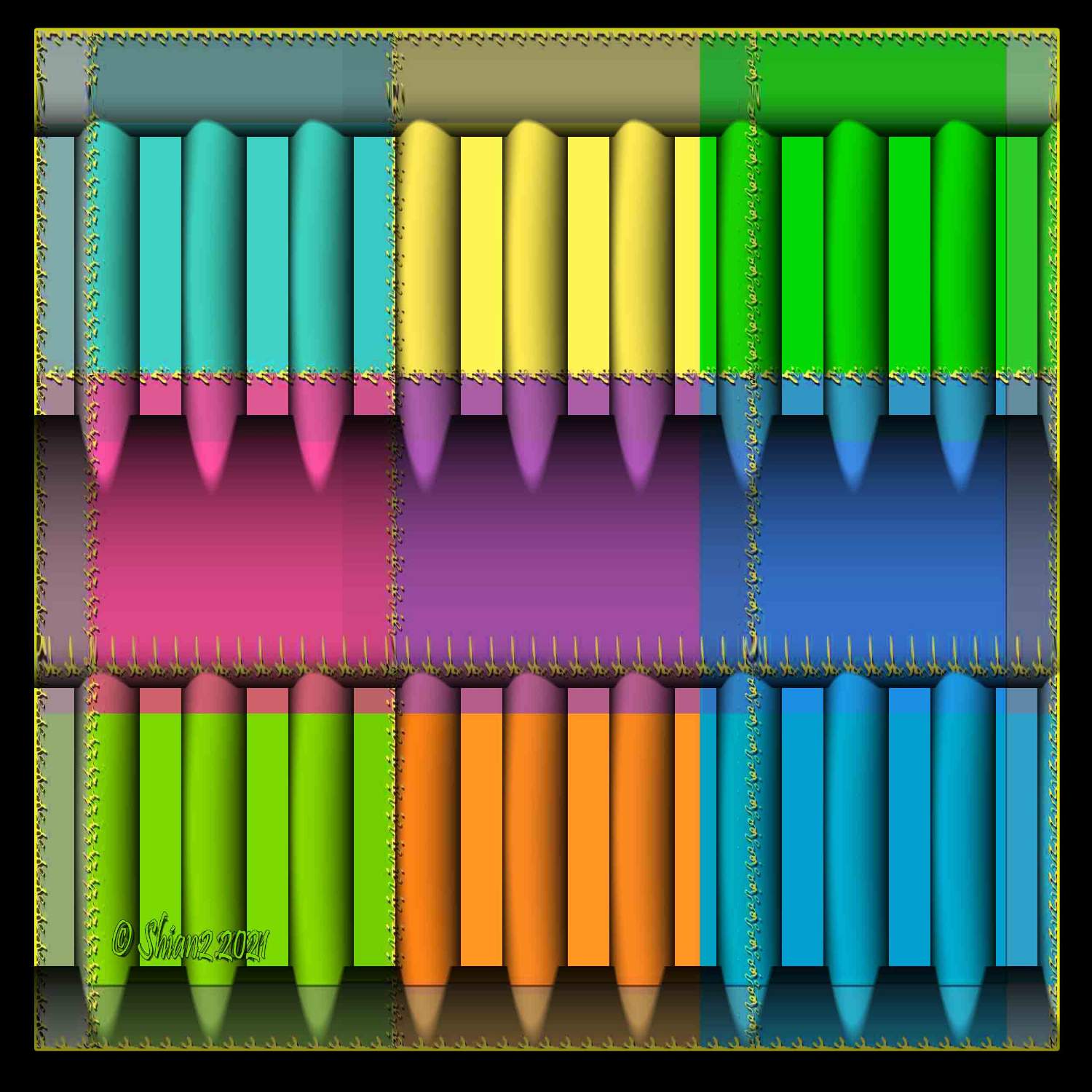 Solve Crayons jigsaw puzzle online with 225 pieces