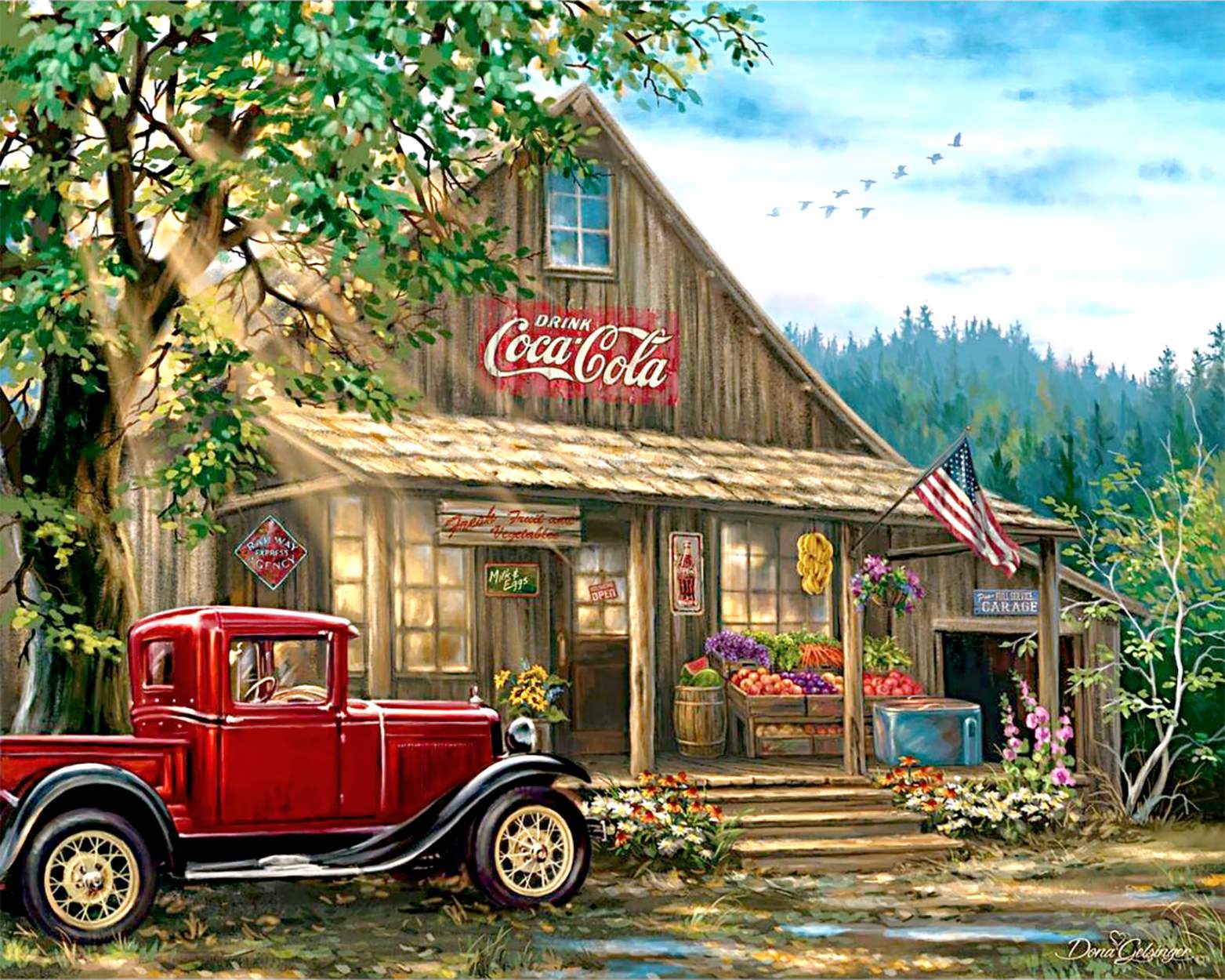 Solve Country General Store jigsaw puzzle online with 130 pieces