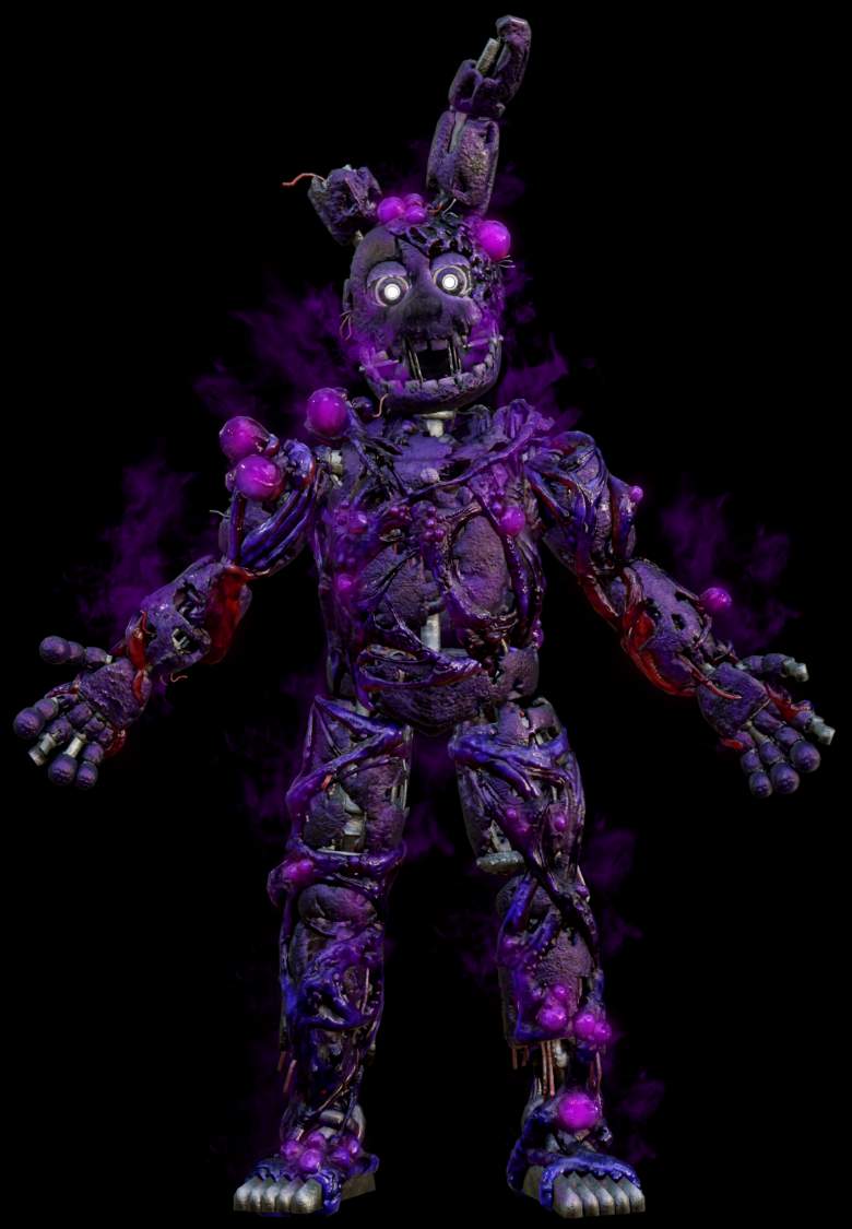 Solve Fnaf- Toxic Springtrap jigsaw puzzle online with 54 pieces