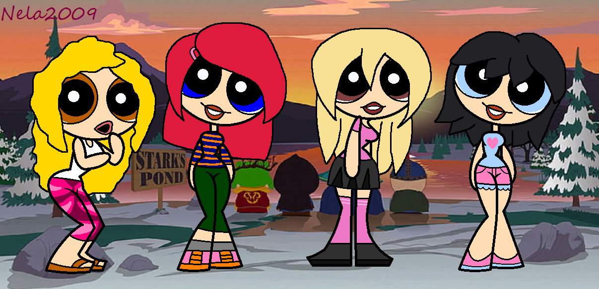 Solve Bebe, Sally, Lizzy and Esther PPG Style jigsaw puzzle online with ...