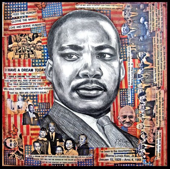 Solve MARTIN LUTHER KING JR jigsaw puzzle online with 81 pieces
