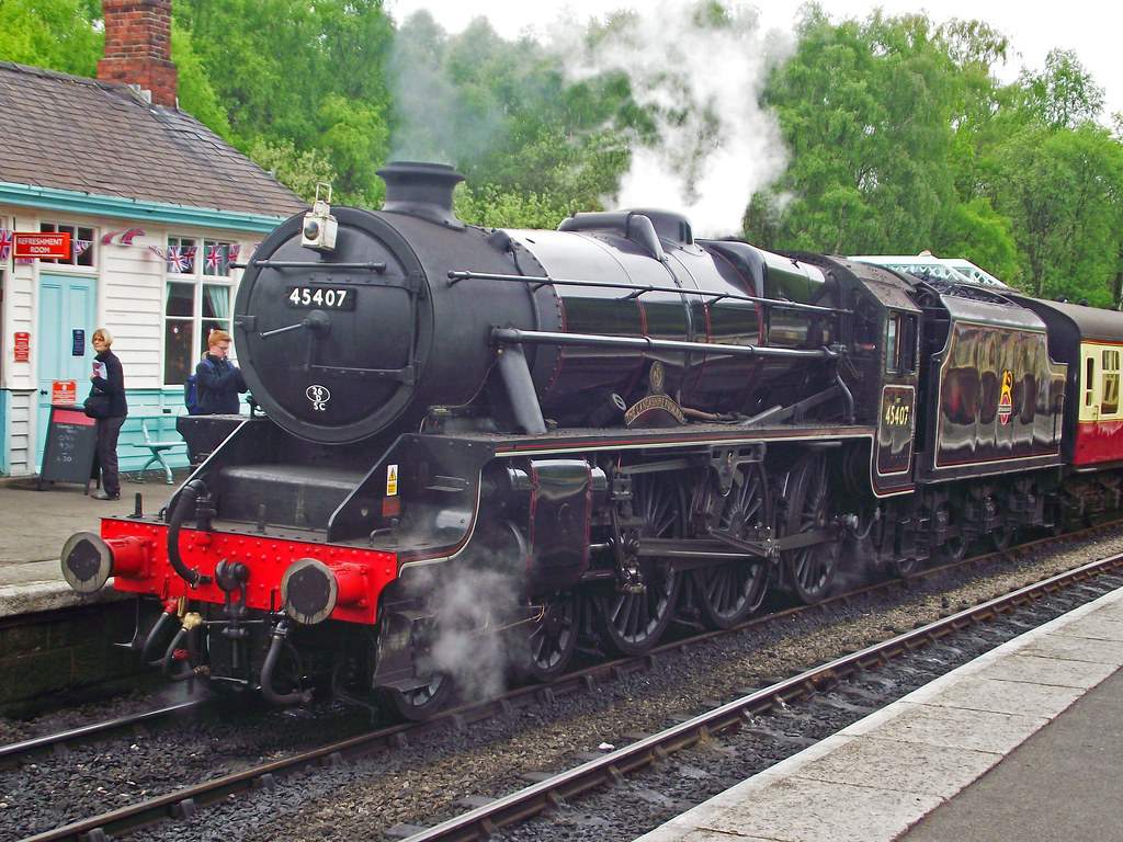 Solve LMS Stanier Class 5 4-6-0 45407 The Lancashire Fusilier. jigsaw ...